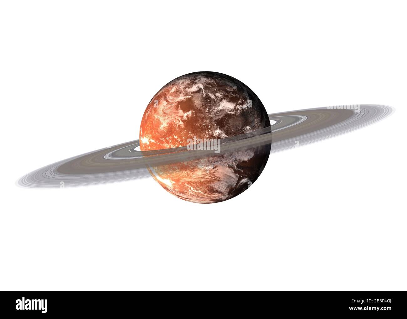 Mars Planets Of The Rings