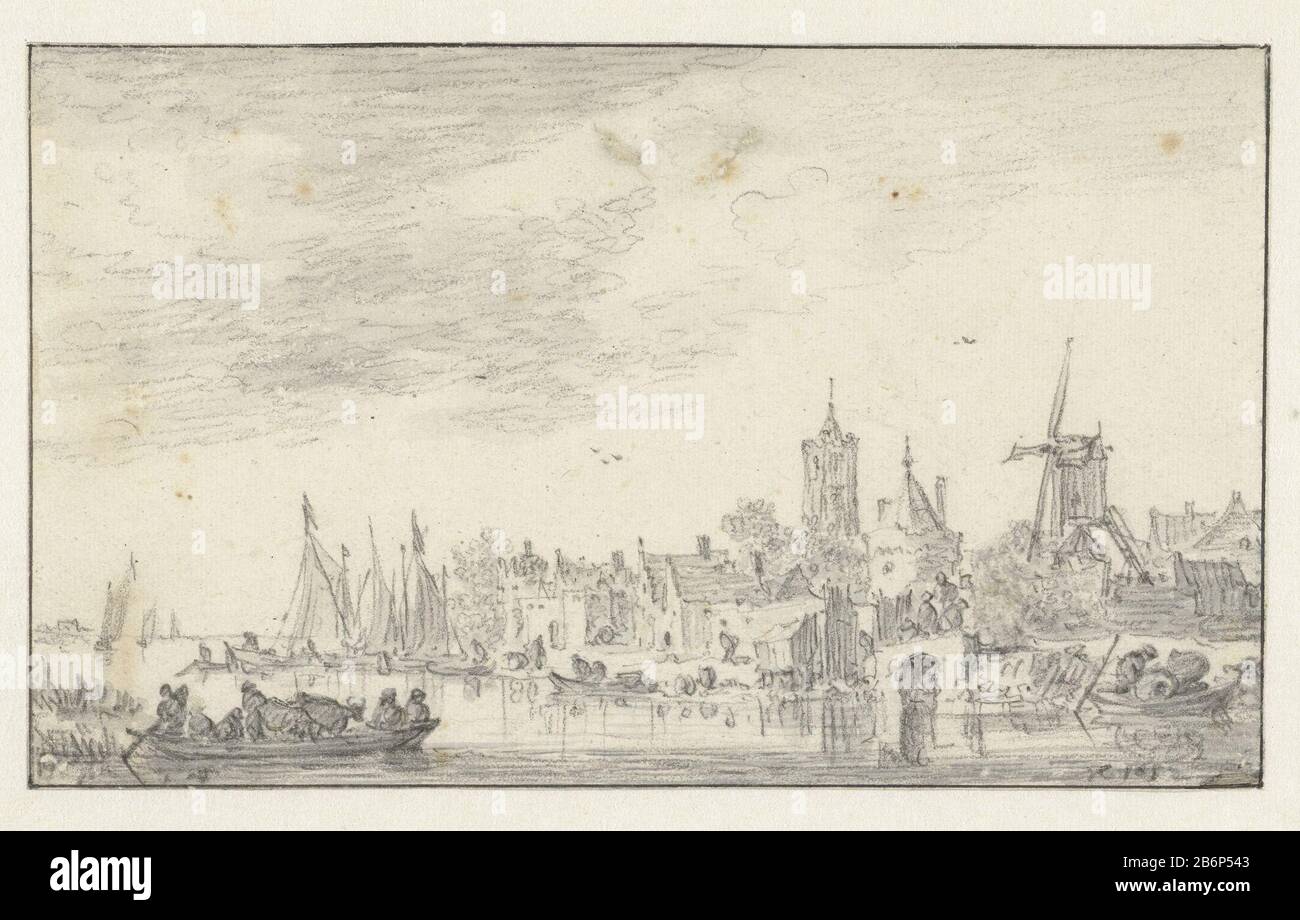 Gezicht op Delft View of Delft Property Type: Drawing Object number: RP ...
