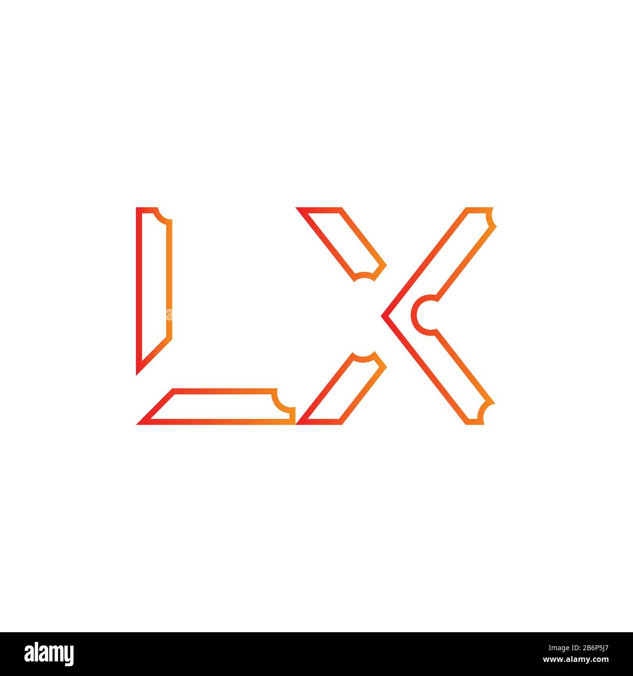 Lx initials Stock Vector Images - Alamy