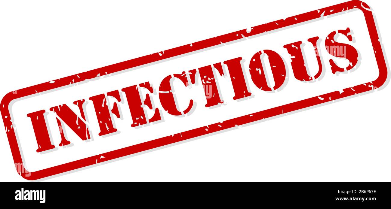 Infectious red rubber stamp vector isolated Stock Vector Image & Art ...