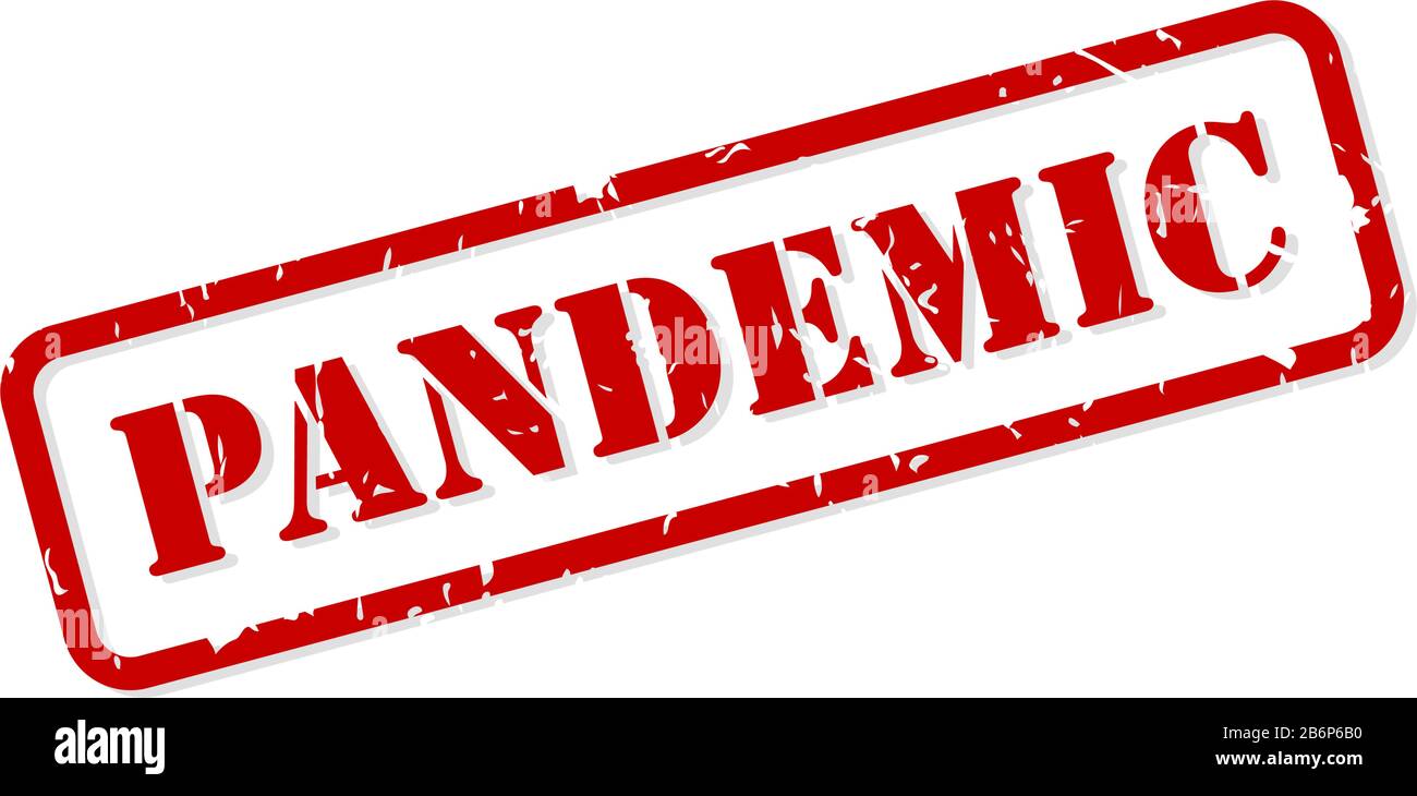 Pandemic red rubber stamp vector isolated Stock Vector Image & Art - Alamy