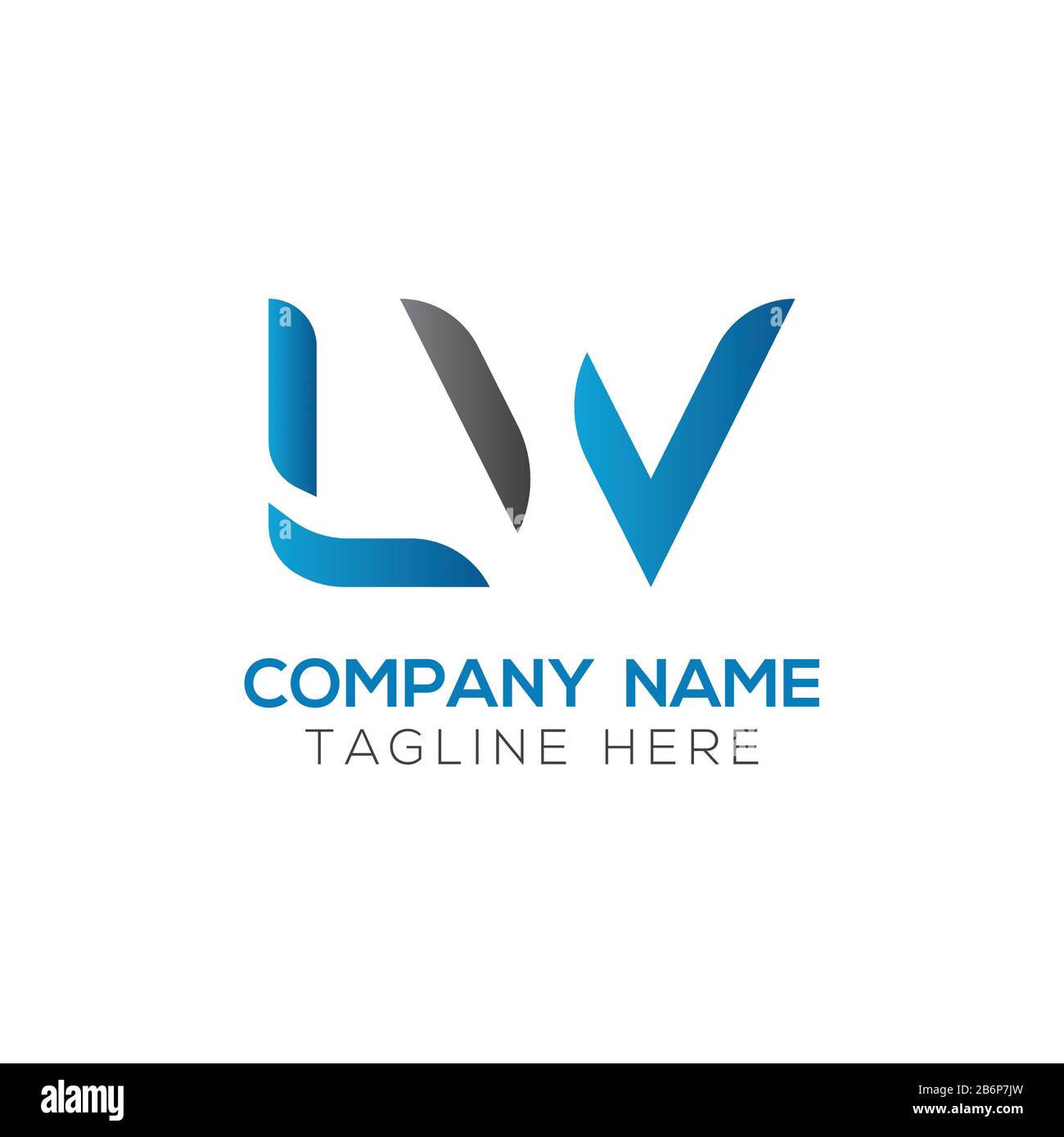 Initial LW letter Business Logo Design vector Template. Abstract Letter ... Initial LW letter Business Logo Design vector Template. Abstract Letter ...