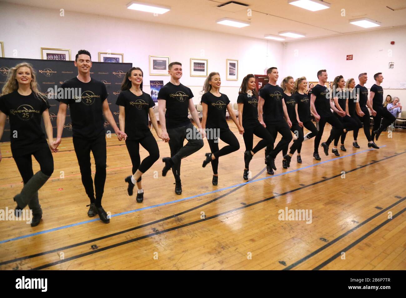 New York, NY, USA. 10th Mar, 2020. The cast at the rehearsal for the ...