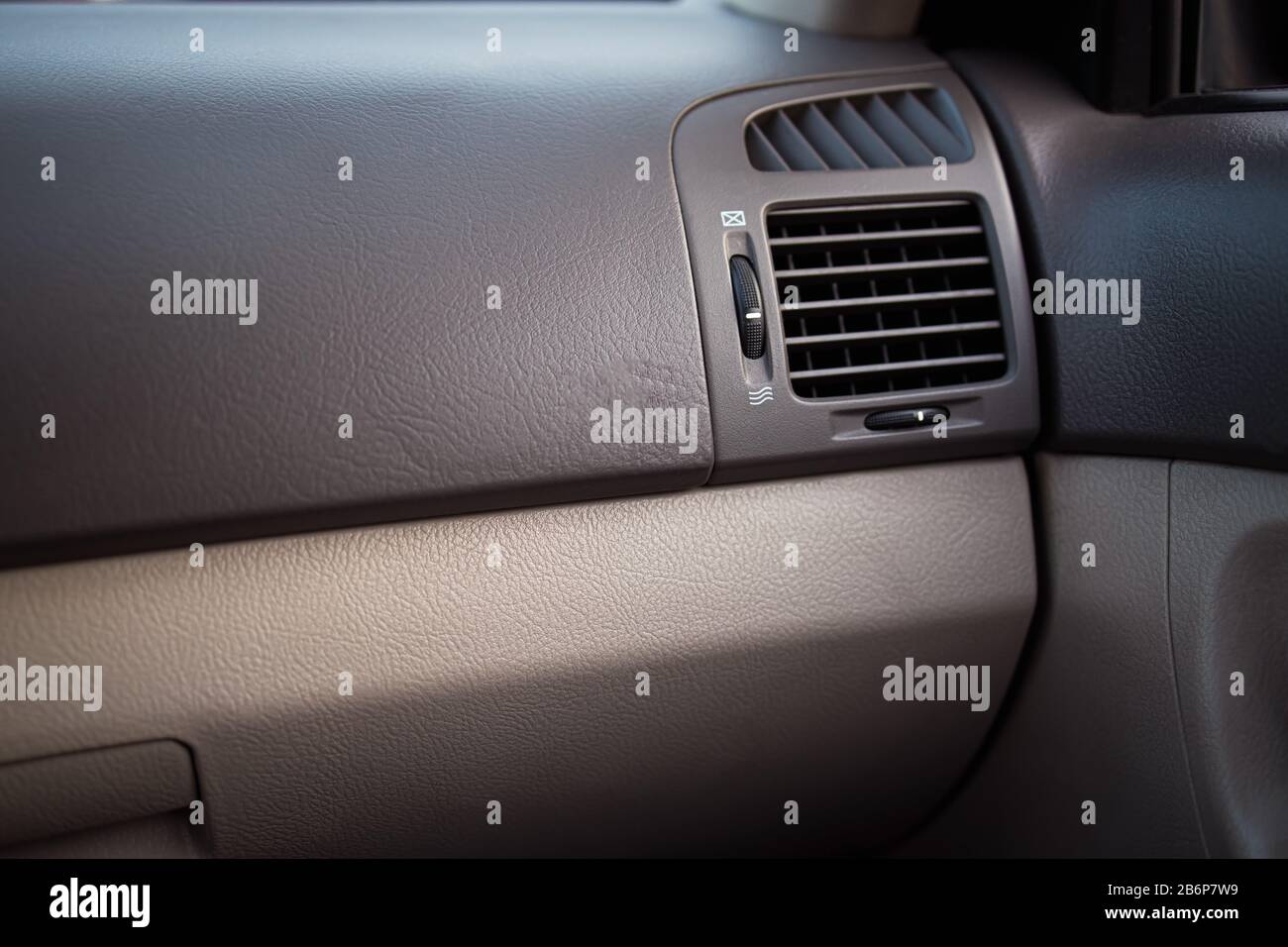 Car air conditioner in the front interior passenger for adjust airflow ...