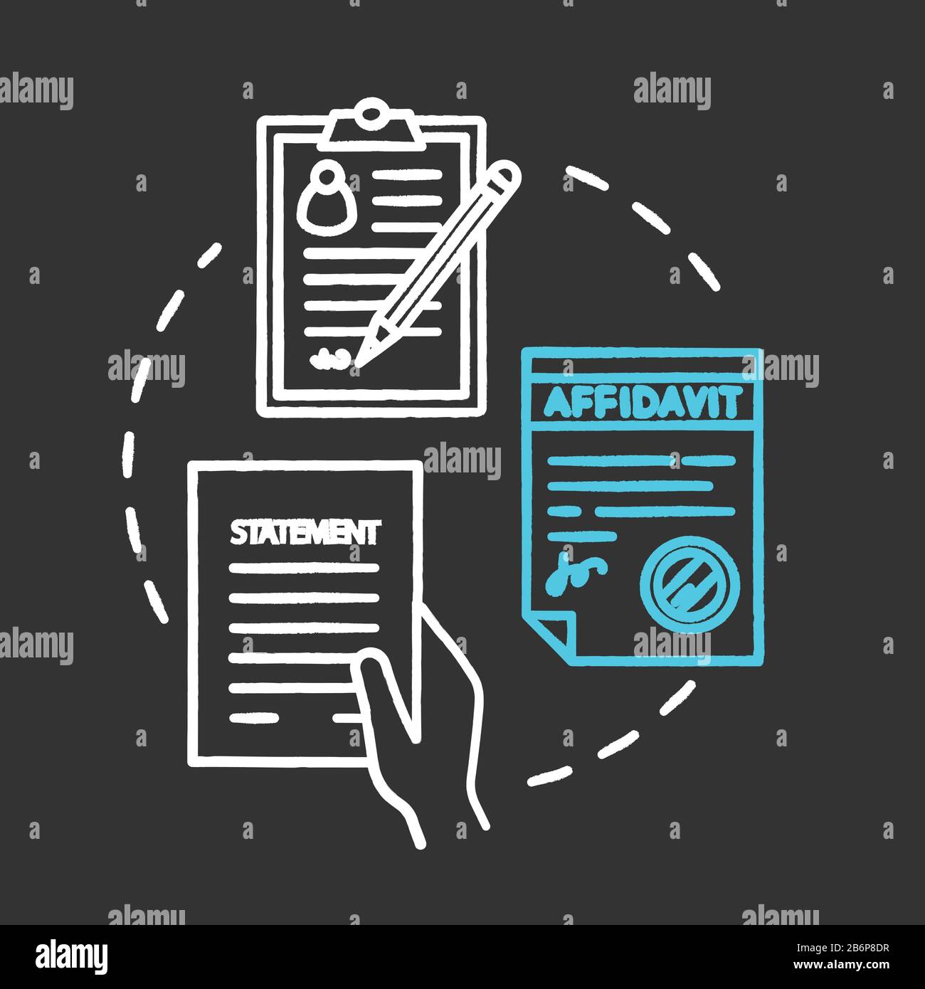 Affidavit icon Stock Vector Images - Alamy