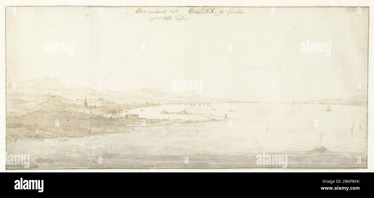 View of Messina, Sicily Property Type: Drawing Object number: RP-T 00 ...