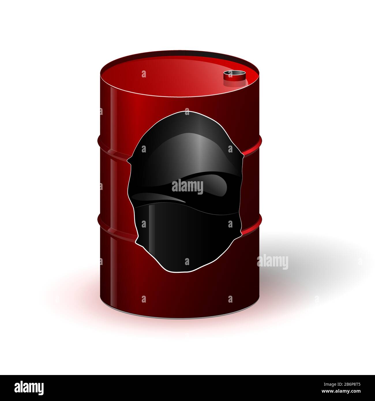 Hole in the tank Stock Vector Images - Alamy