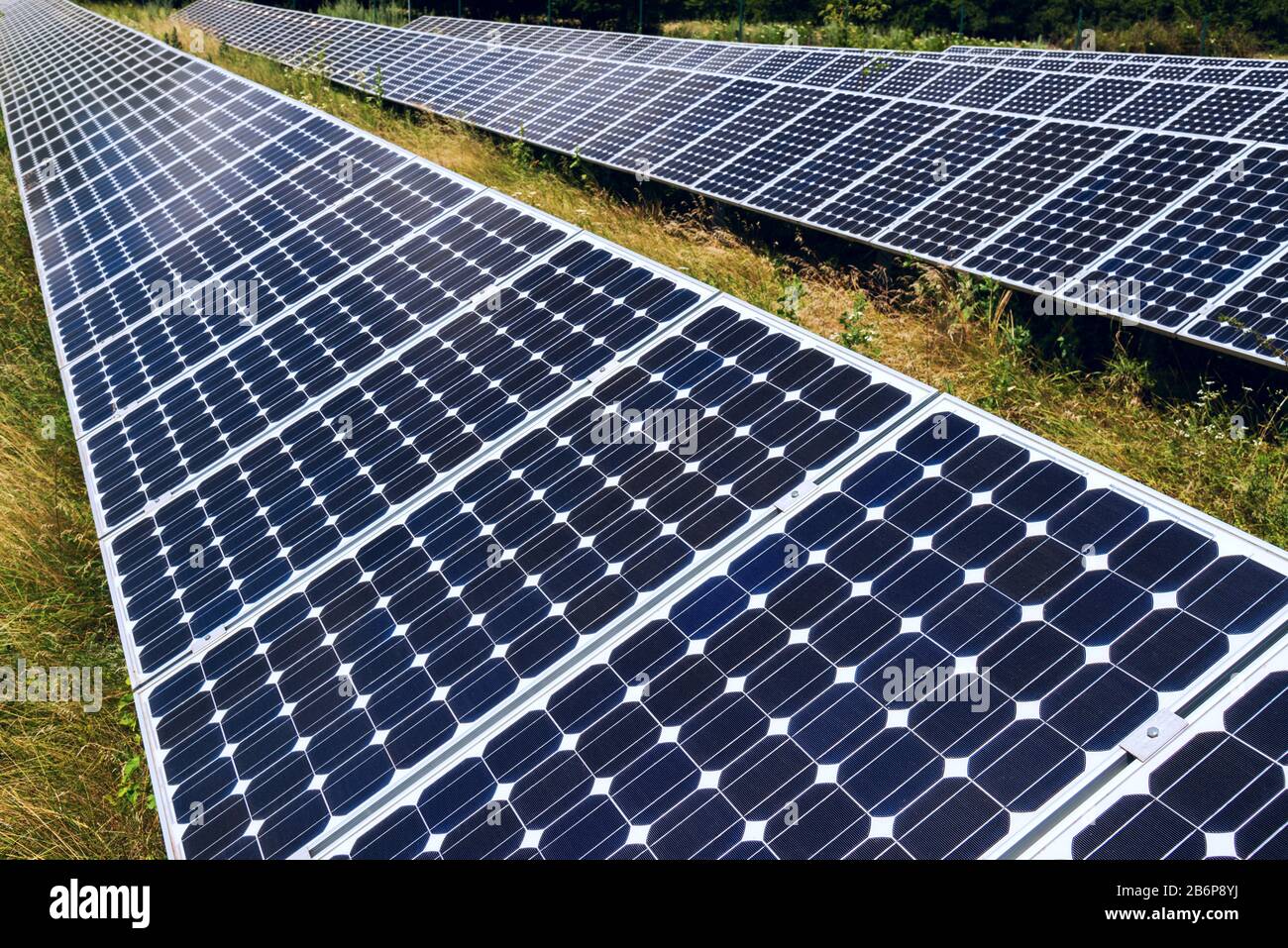 Solar panels, photovoltaic - alternative electricity source - selective ...