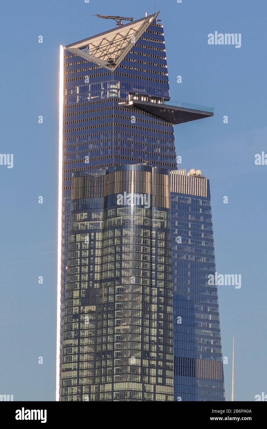 New York, USA. 09th Mar, 2020. View from The Edge Observatory in New ...