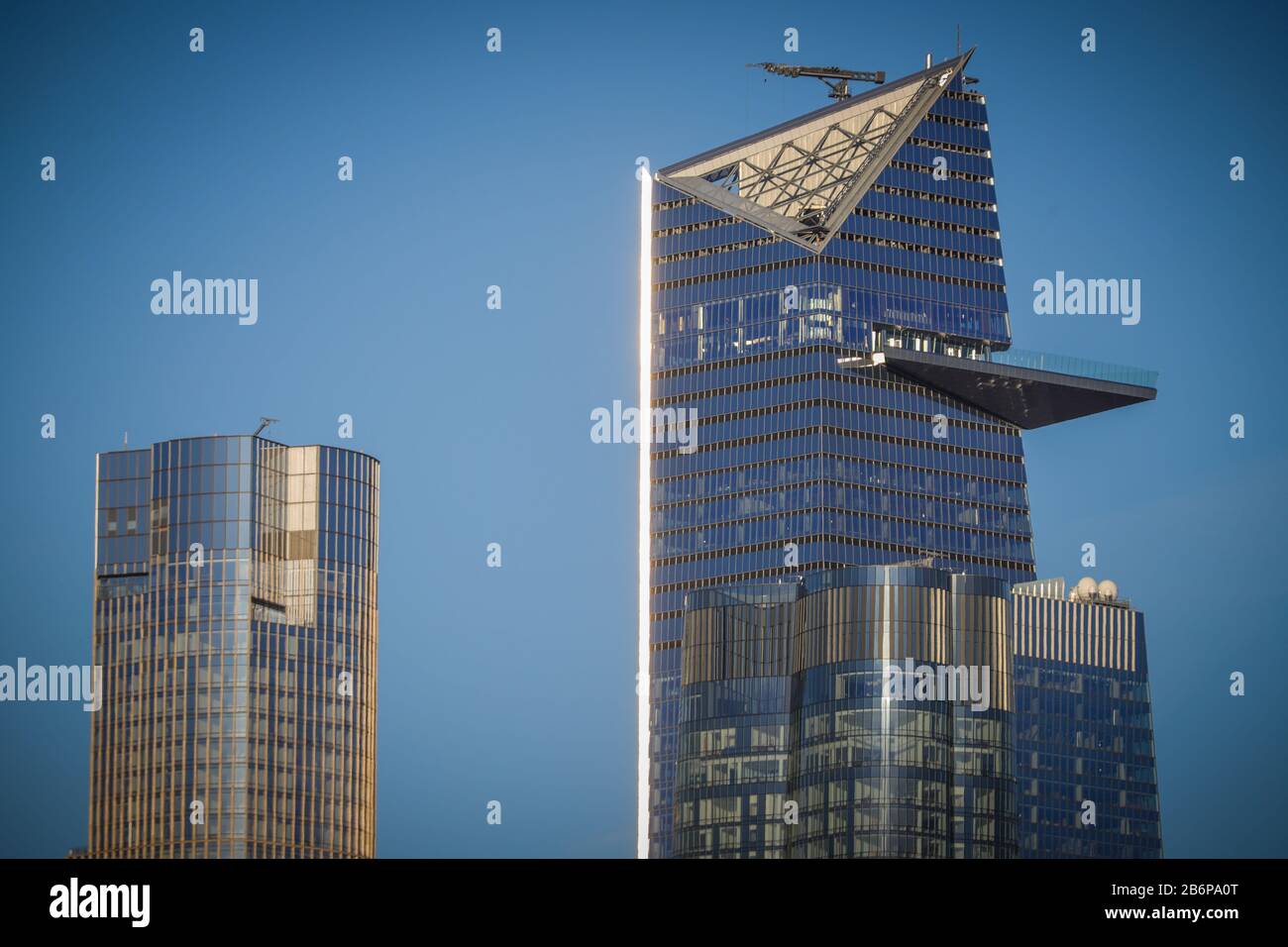 New York, USA. 09th Mar, 2020. View from The Edge Observatory in New ...