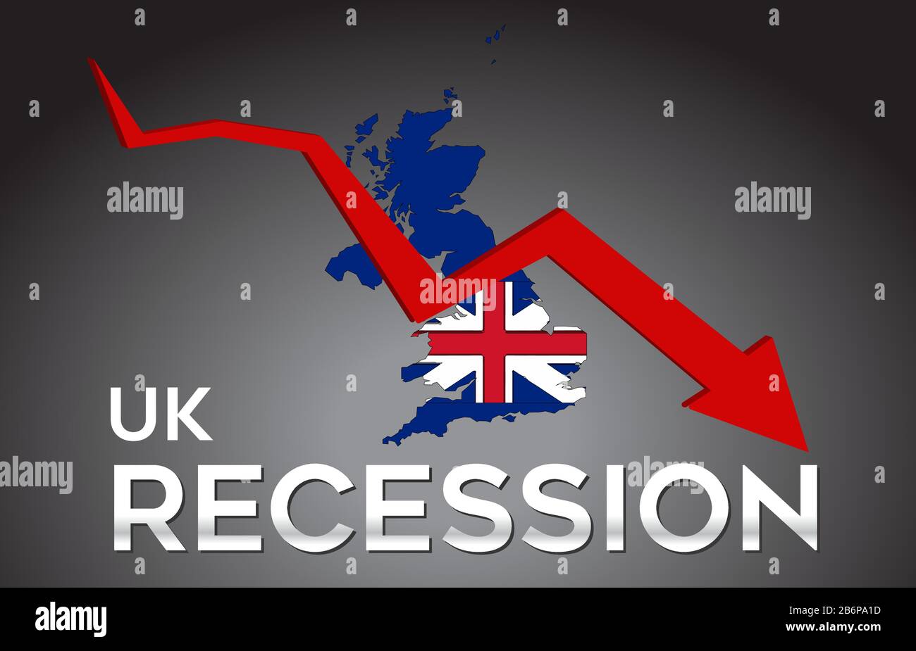 Arrow map uk Stock Vector Images - Alamy