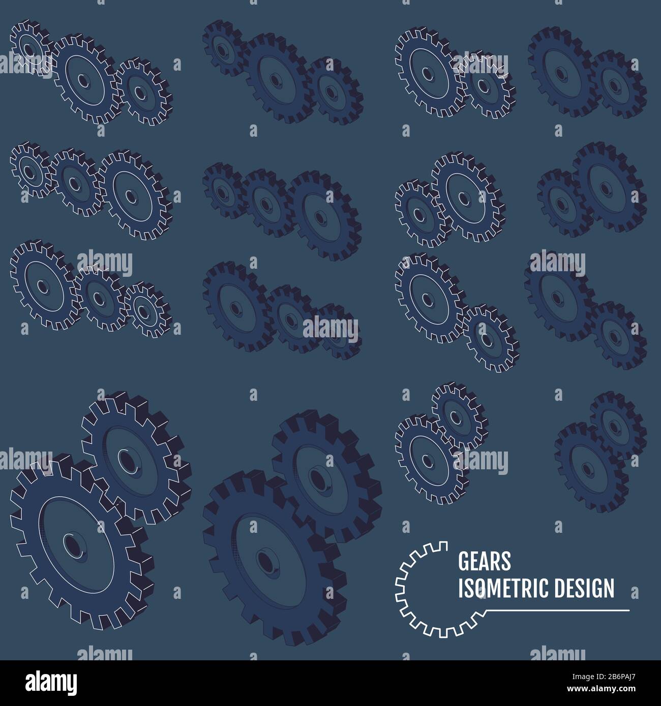 Infographic design template gears cogs Stock Vector Images - Alamy