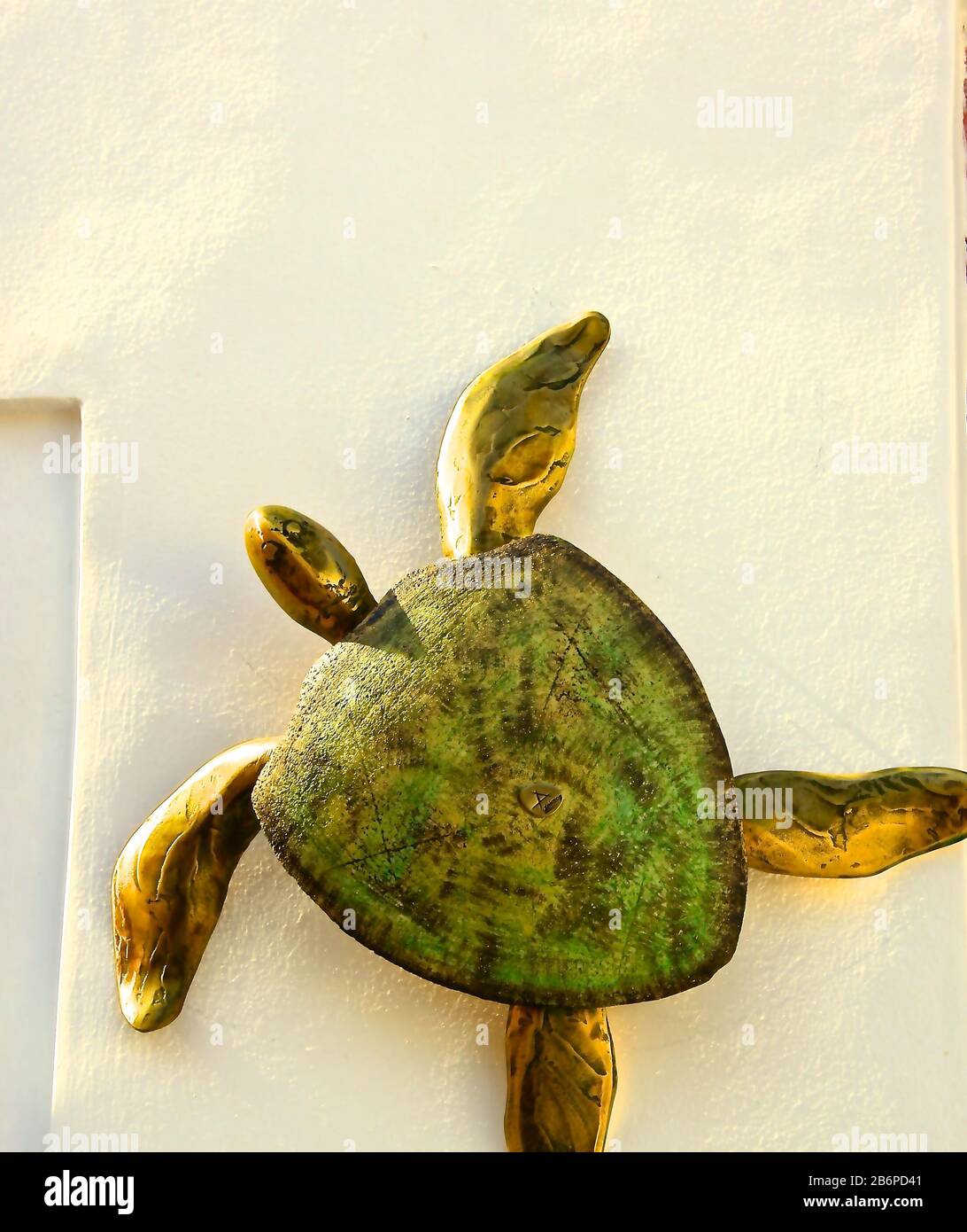 Metallic Art of Turtle Stock Photo - Alamy