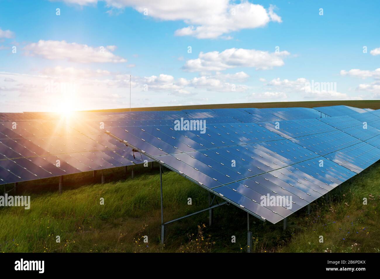 Solar panels, photovoltaic - alternative electricity source - selective ...