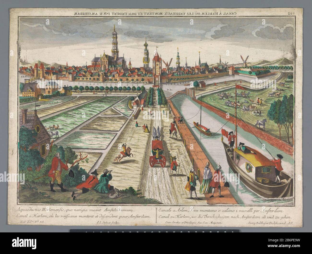 German canal barges hi-res stock photography and images - Alamy