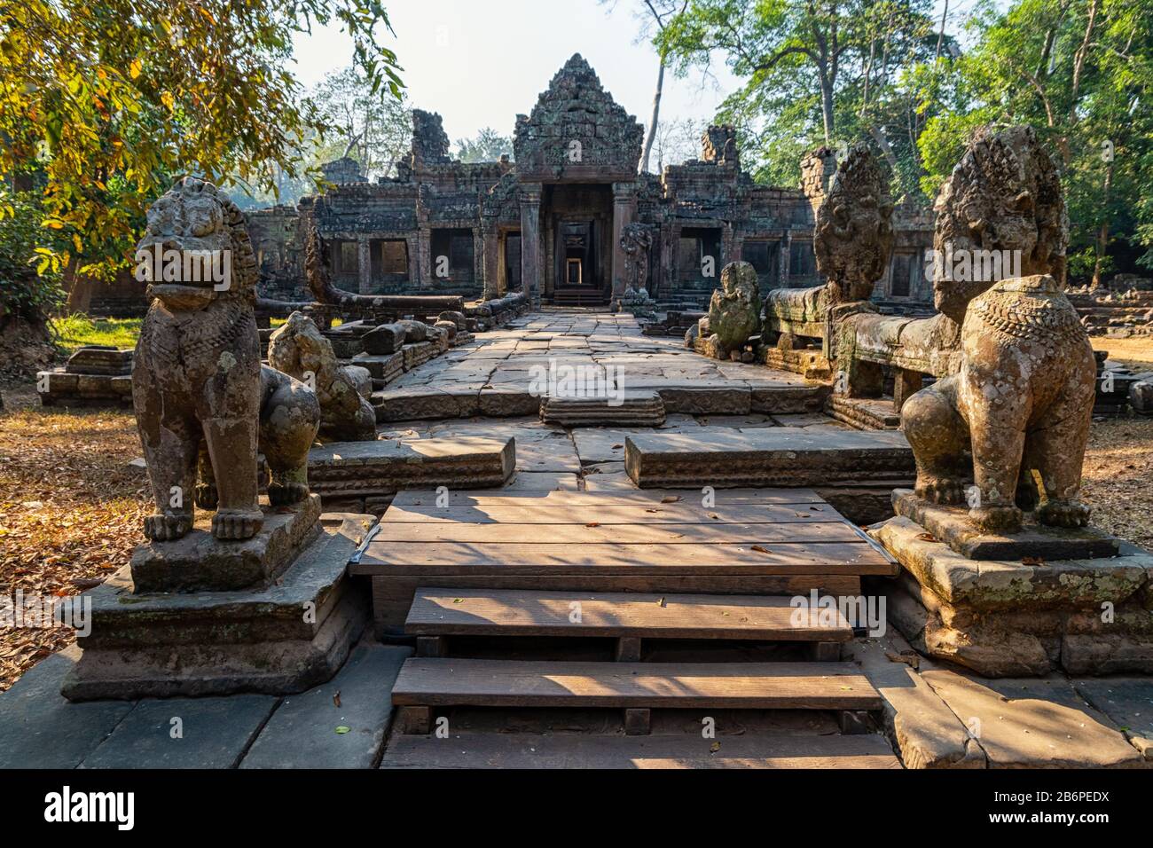 Preah Khan Temple near Angkor Wat in Cambodia Stock Photo - Alamy