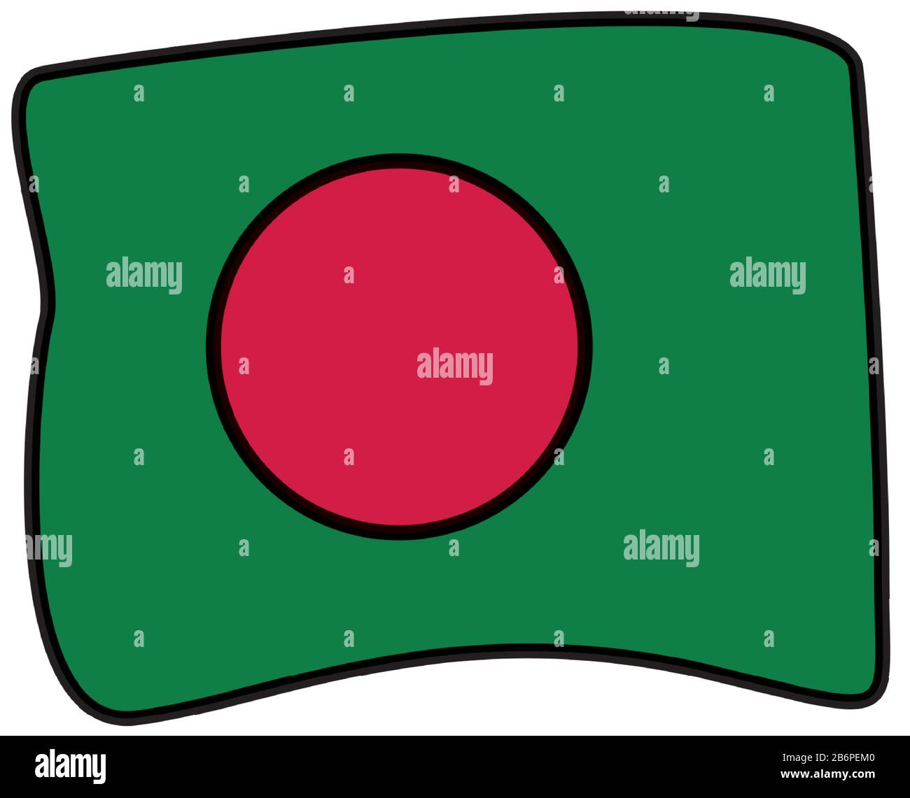 bangladesh flag country isolated icon Stock Vector Image & Art - Alamy