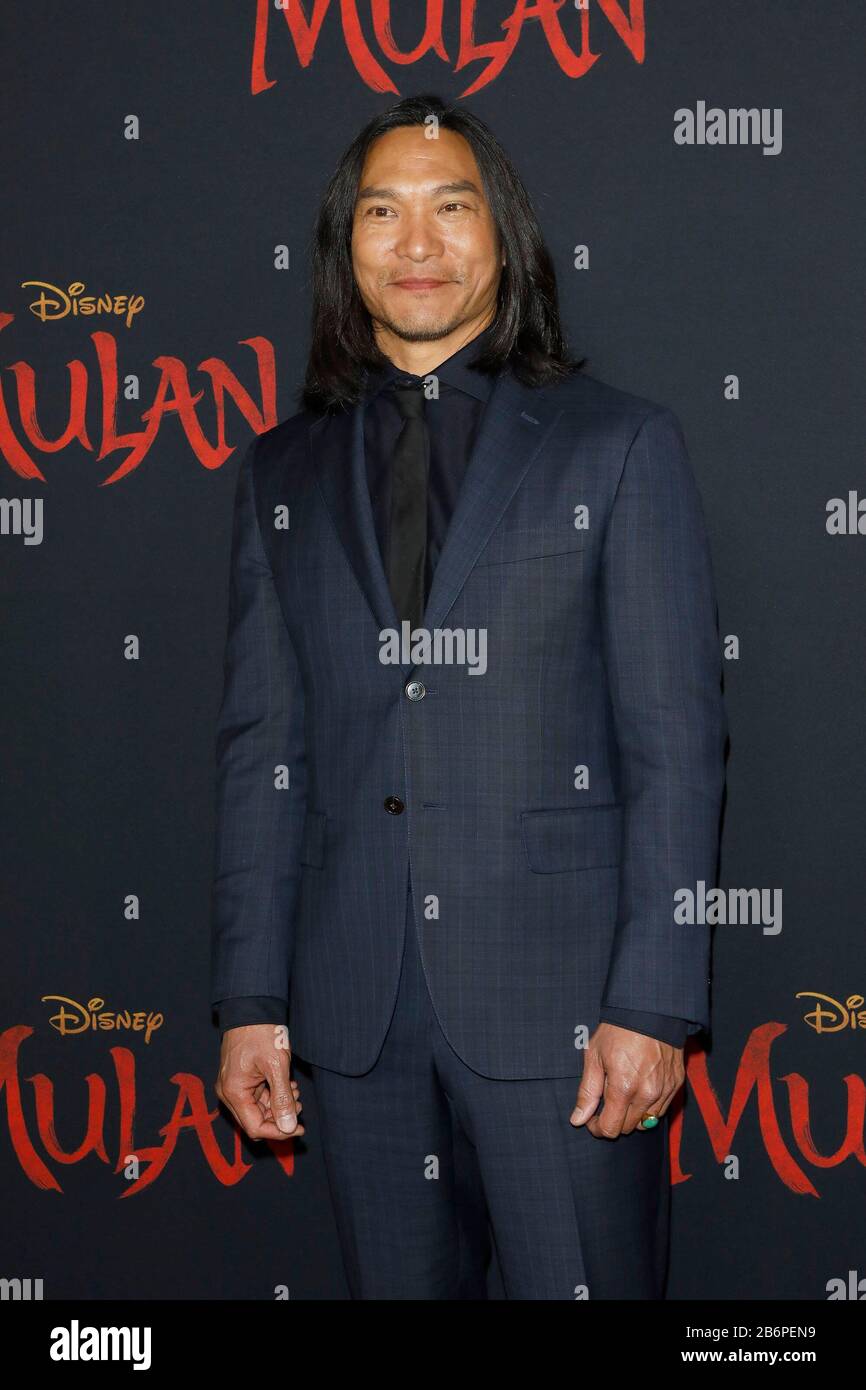 Los Angeles, USA. 9th Mar, 2020. Jason Scott Lee at arrivals for MULAN ...