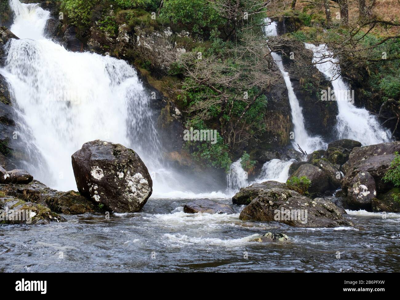 Inversnaid Falls, Inversnaid, Loch Lomond, Scotland Stock Photo - Alamy