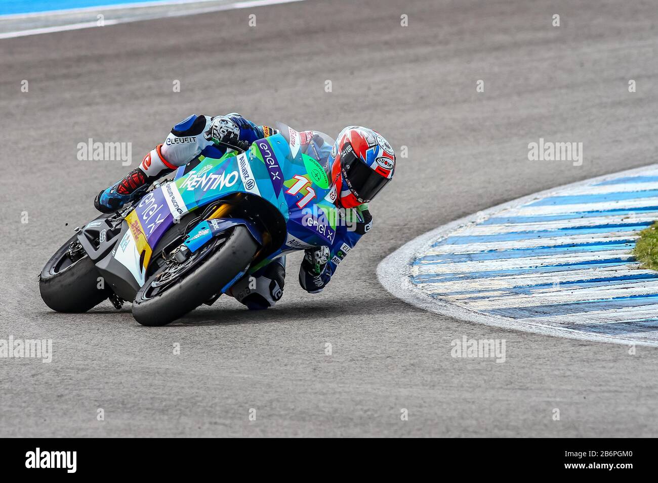 11 Matteo FERRARI, moto E winter test, Jerez march 11th, Spain Stock ...
