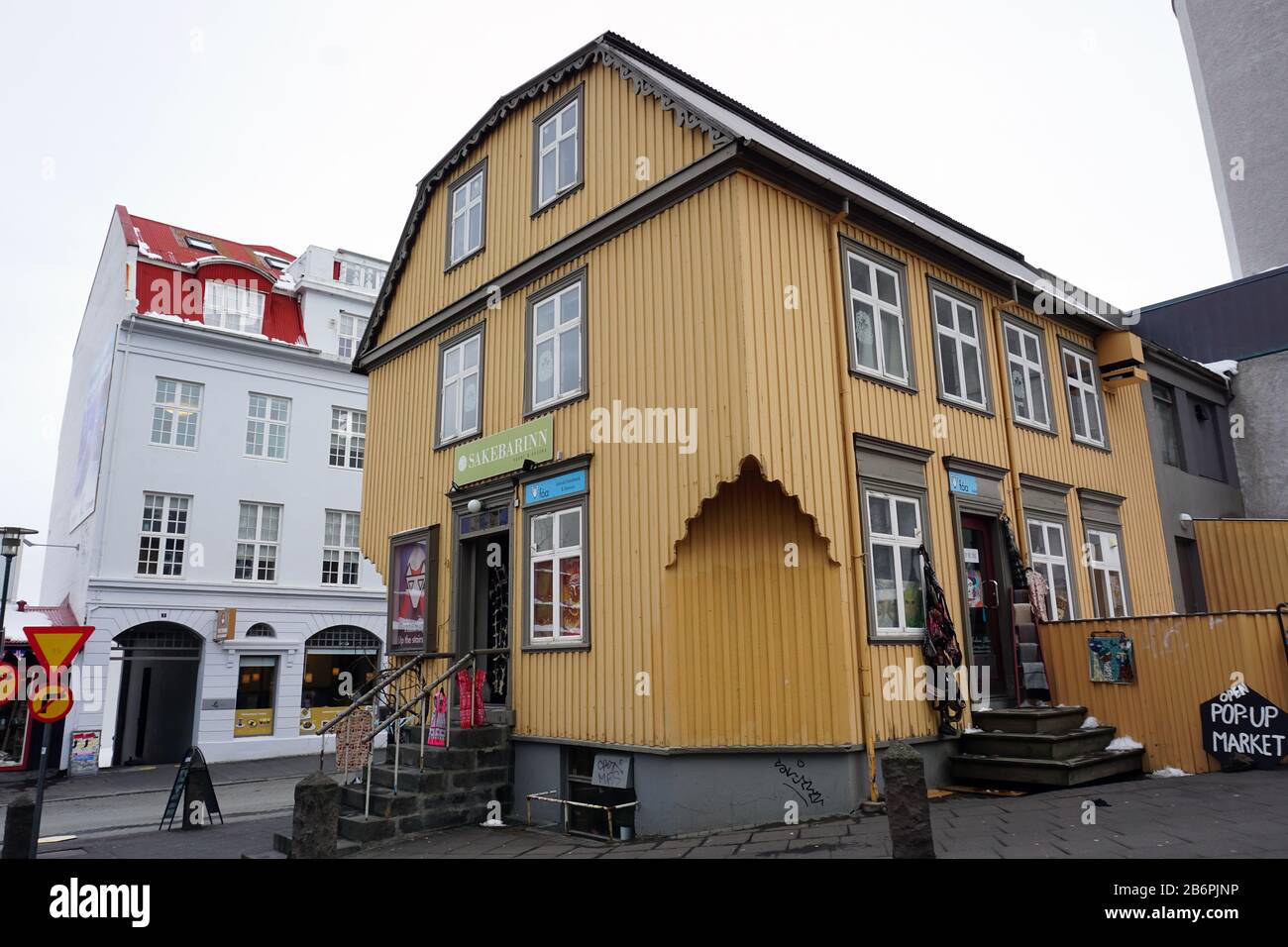 Reykjavík, capital and largest city of Iceland, Ísland, Europe Stock ...