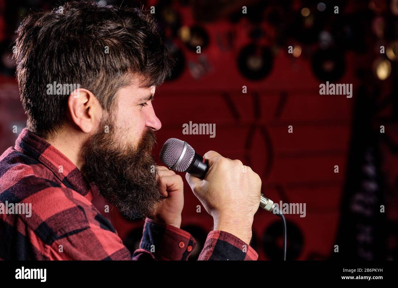 Punk rock karaoke in concert hi-res stock photography and images - Alamy