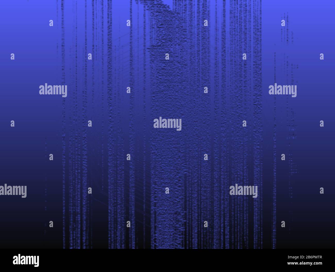 Waterfall effect on glass in shades of blue Stock Photo - Alamy