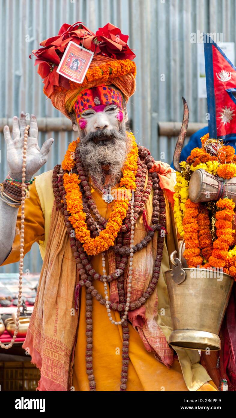 AlamyHindu Monk Sadhu As Holy Man Stock Photo - Alamy