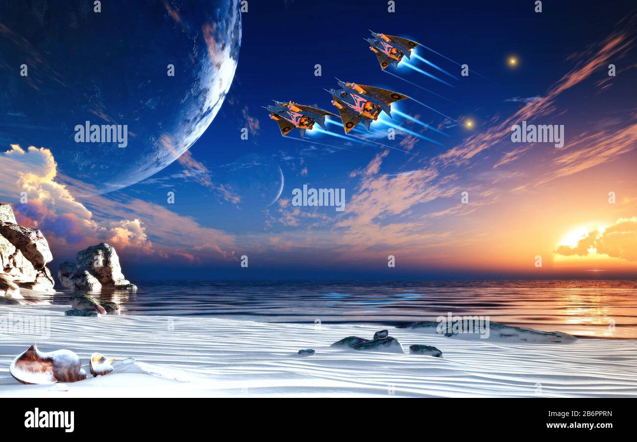 Alien ships hi-res stock photography and images - Alamy