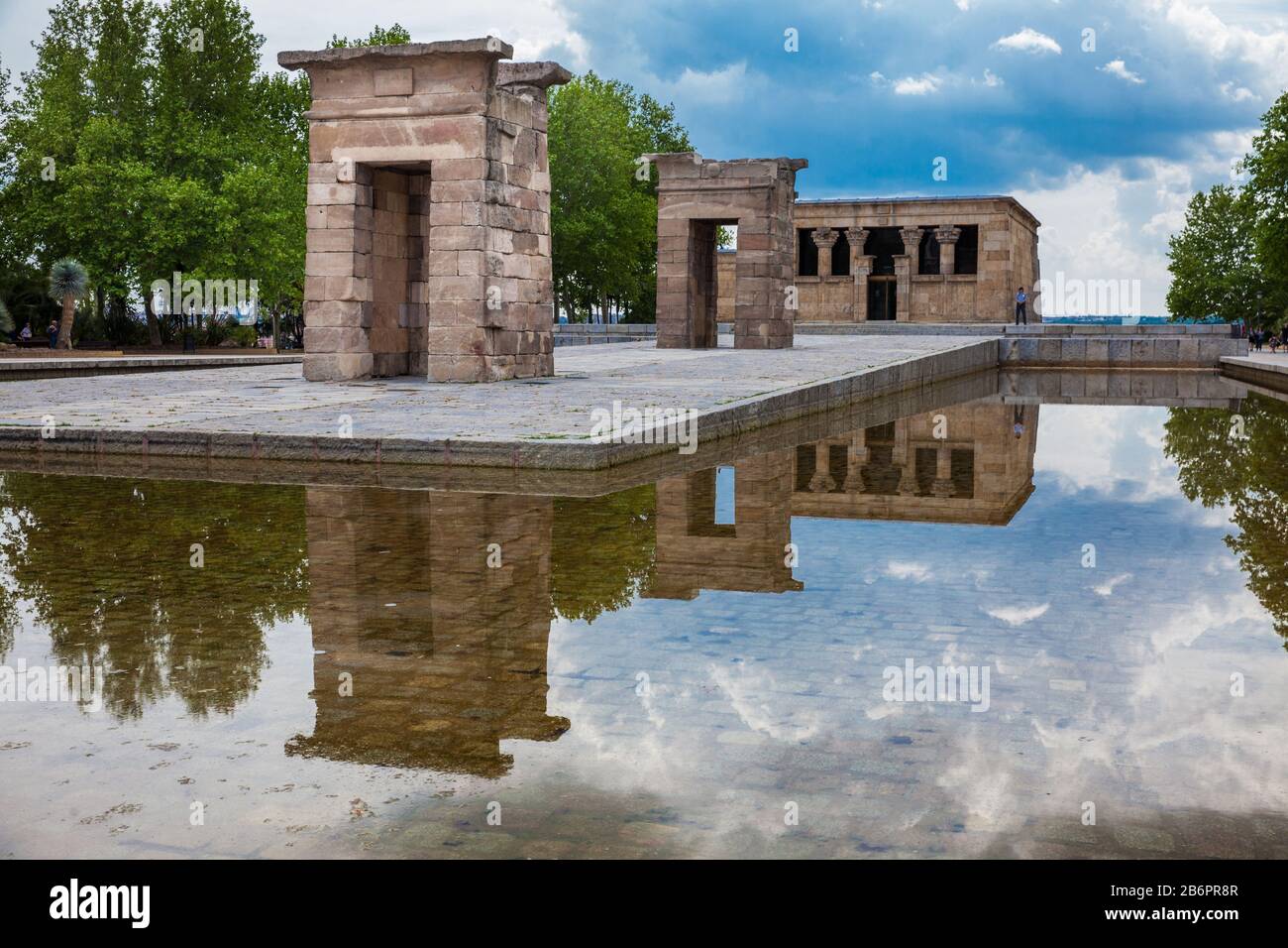MADRID, SPAIN - MAY, 2018: Temple of Debod an ancient Egyptian temple ...