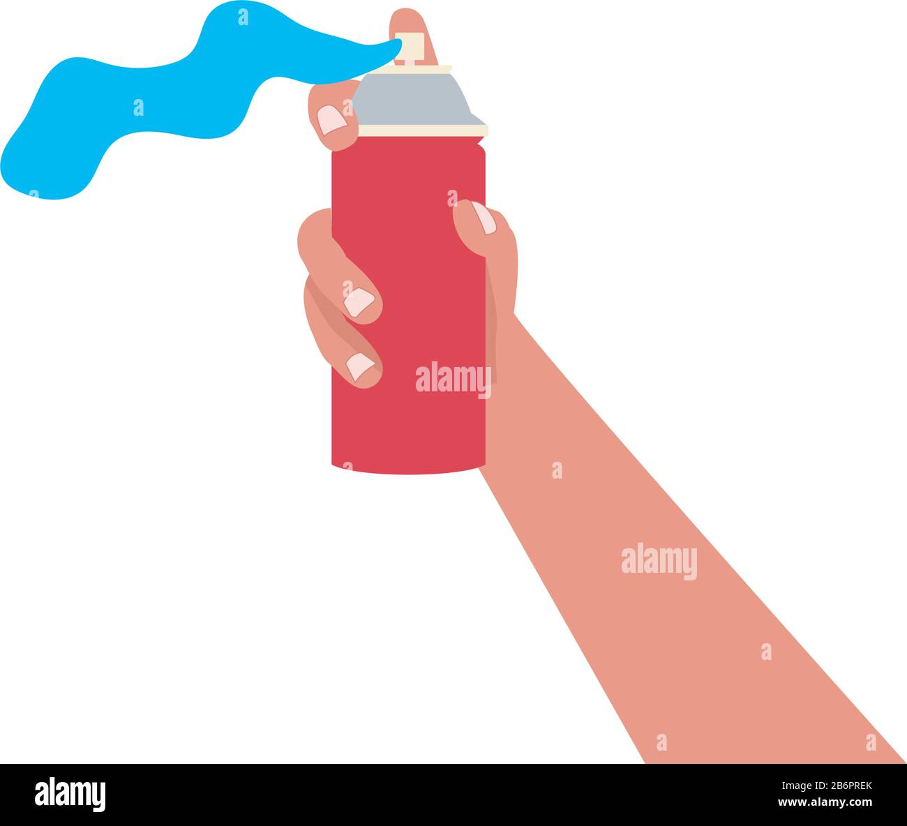 activist hand human with paint spray Stock Vector Image & Art - Alamy