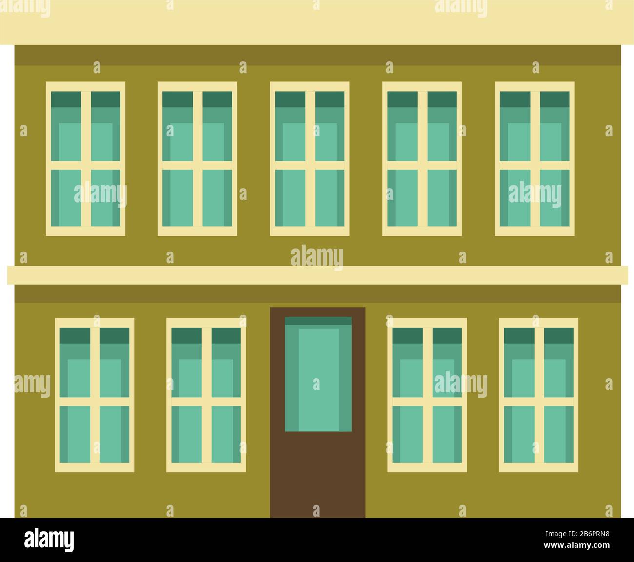 building with windows isolated icon Stock Vector Image & Art - Alamy