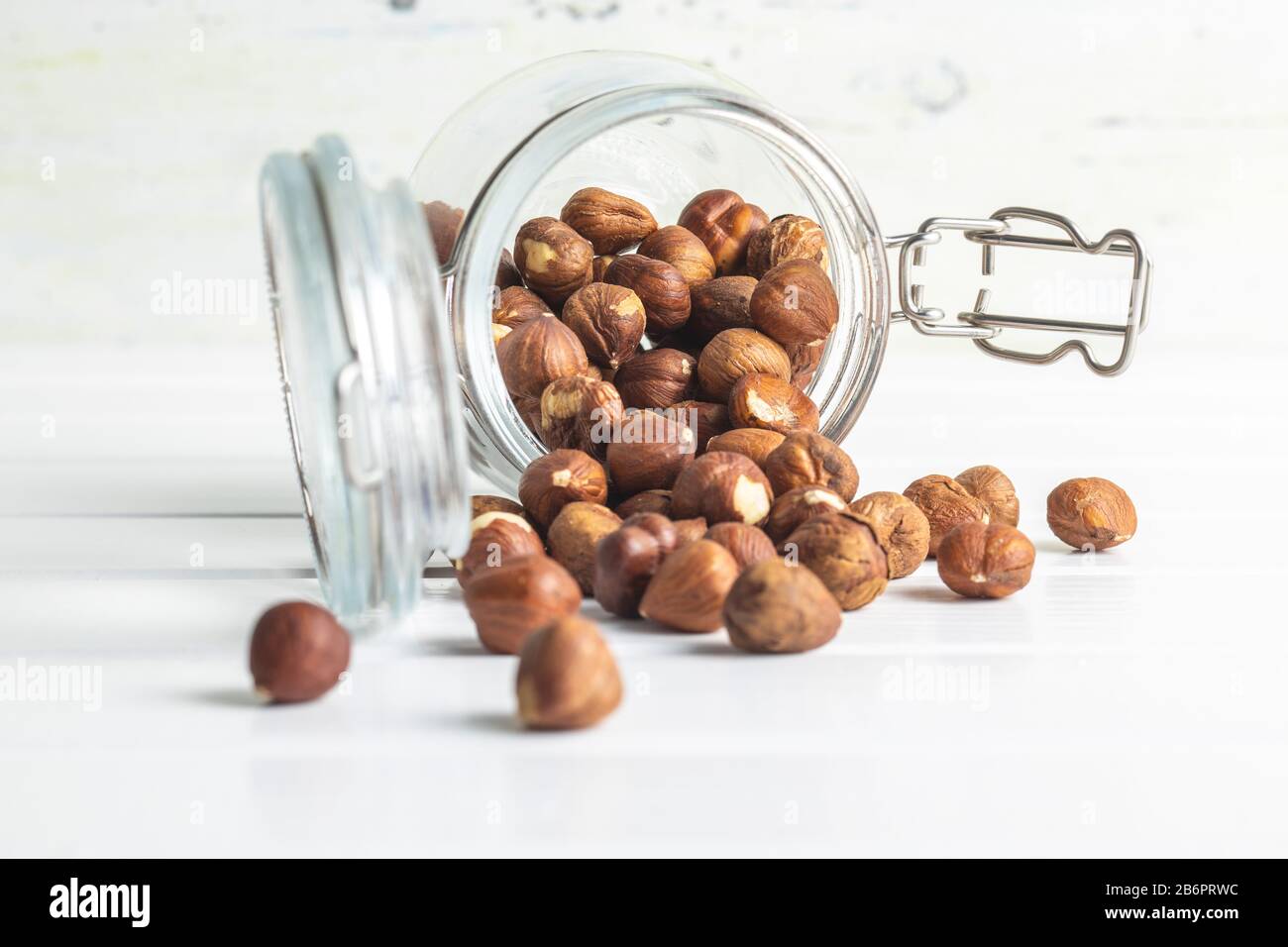 Organic hazelnuts in jar hi-res stock photography and images - Alamy