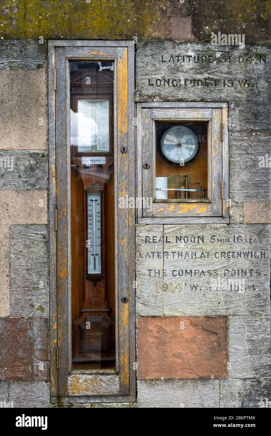 Old weather instruments hi-res stock photography and images - Alamy
