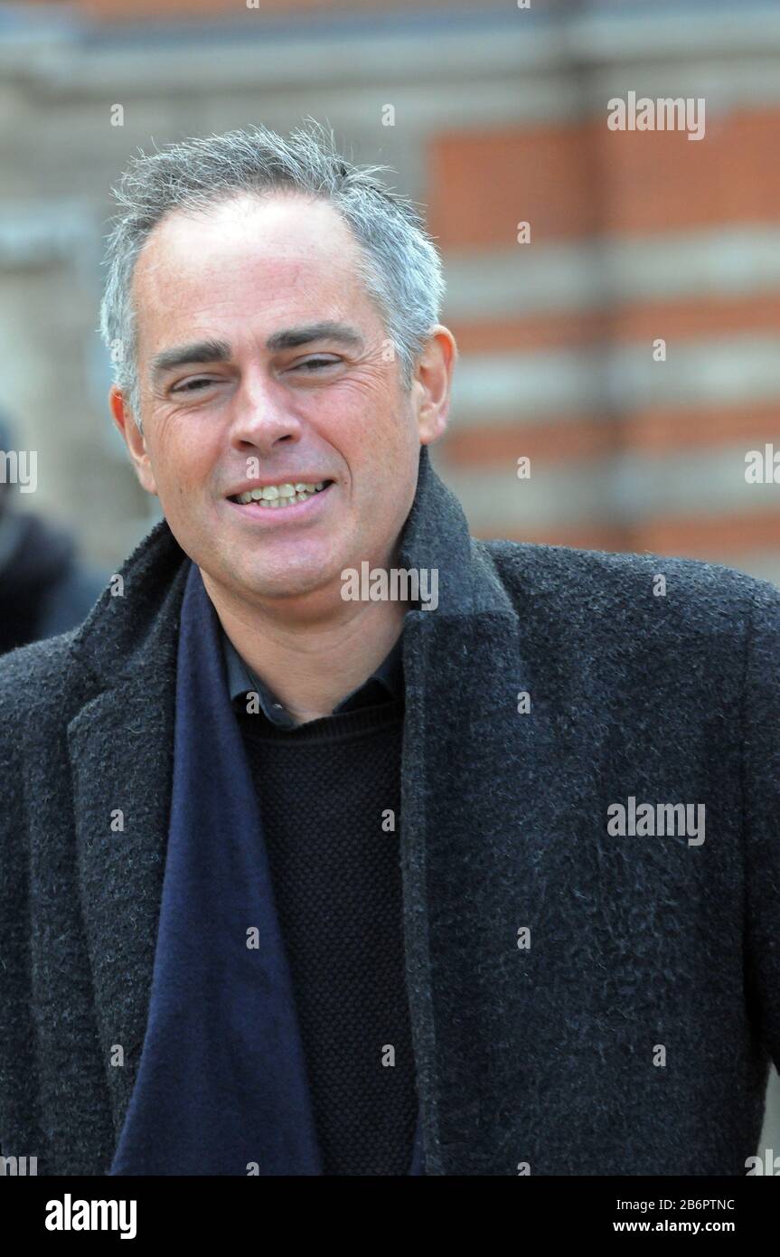 London, UK. 11th Mar, 2020. Jonathan Bartley co-leader of the Green ...