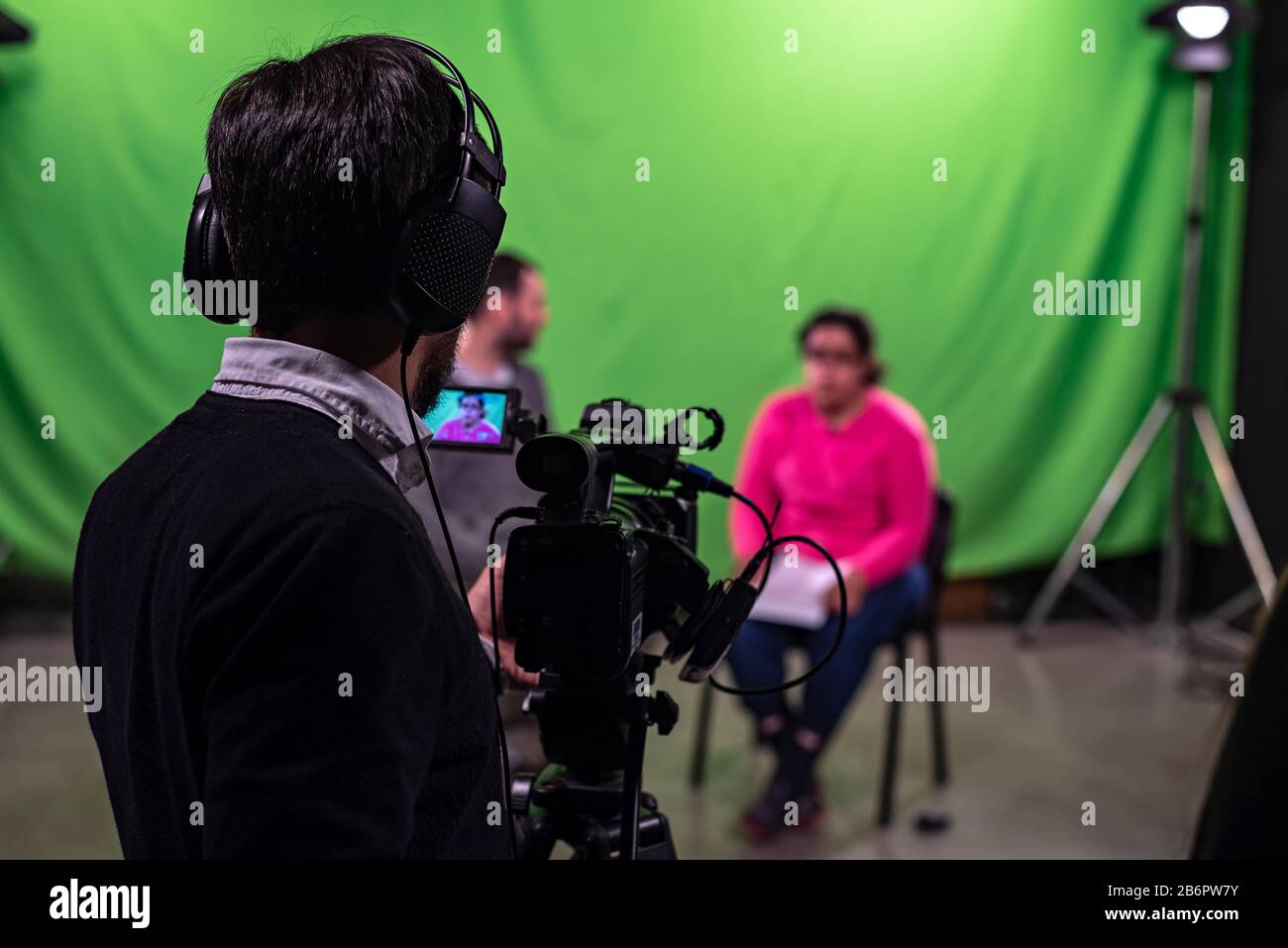 Green screen record camera viewfinder hi-res stock photography and ...