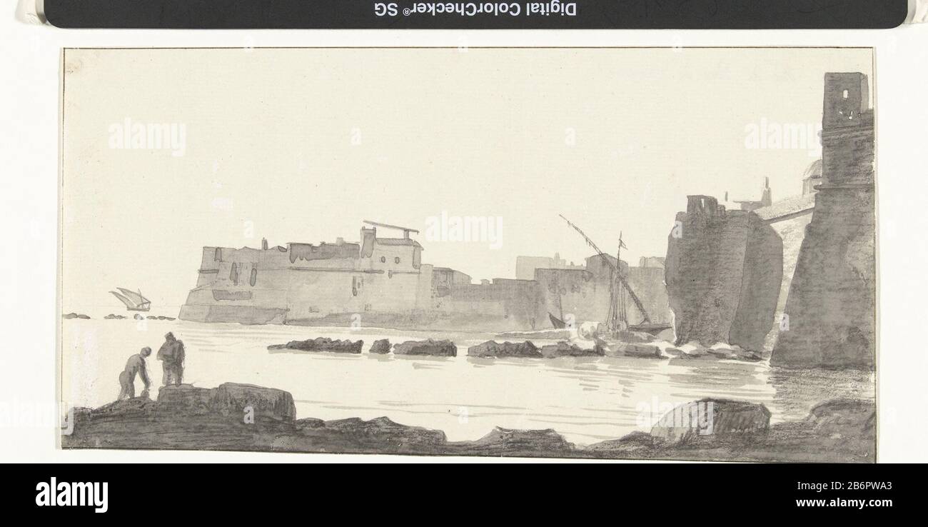 Drawing from the album "Voyage en Italie, and Sicile et à Malte '1778 ...