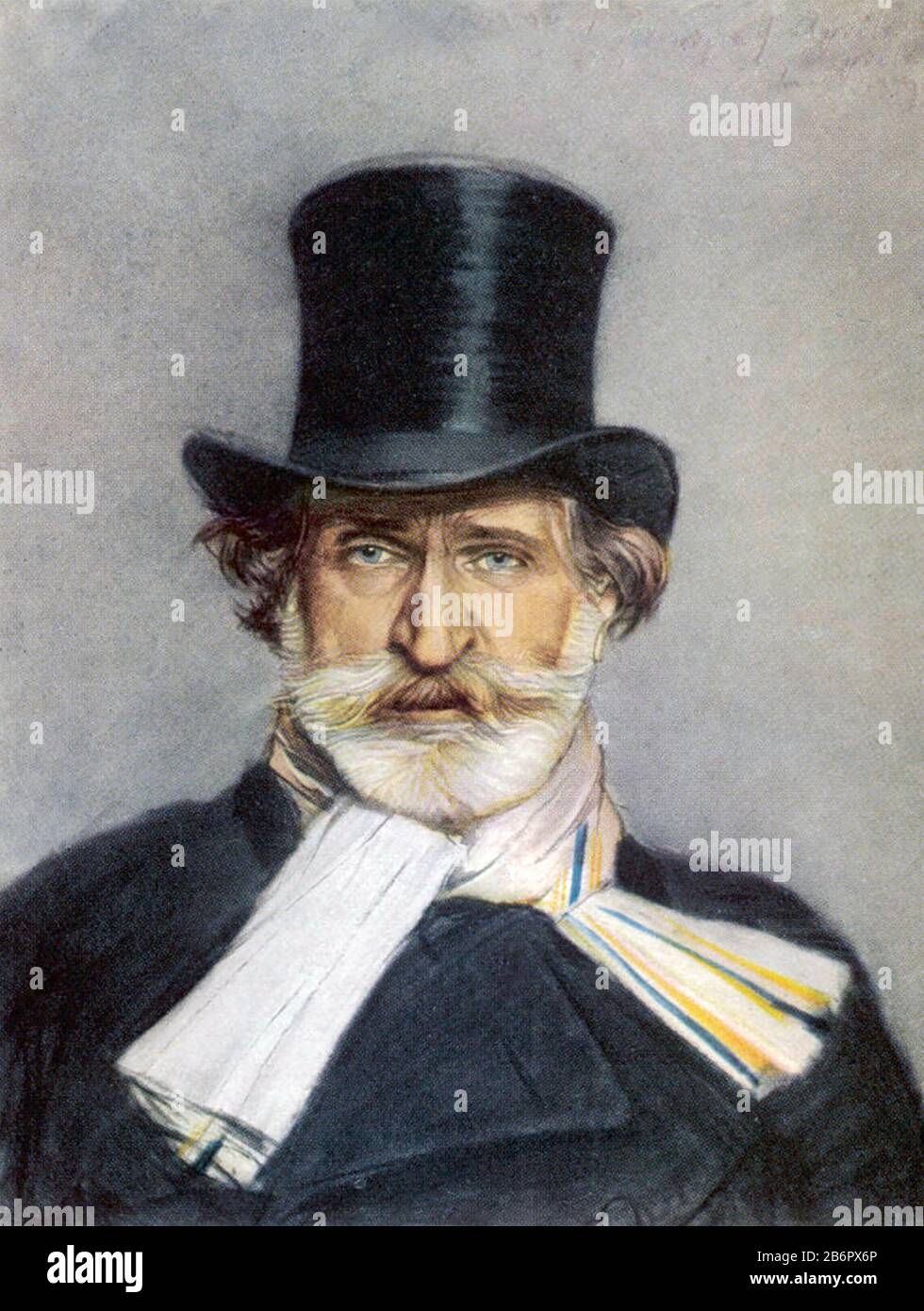 GIUSEPPE VERDI (1813-1901) Italian operatic composer about 1885 Stock ...
