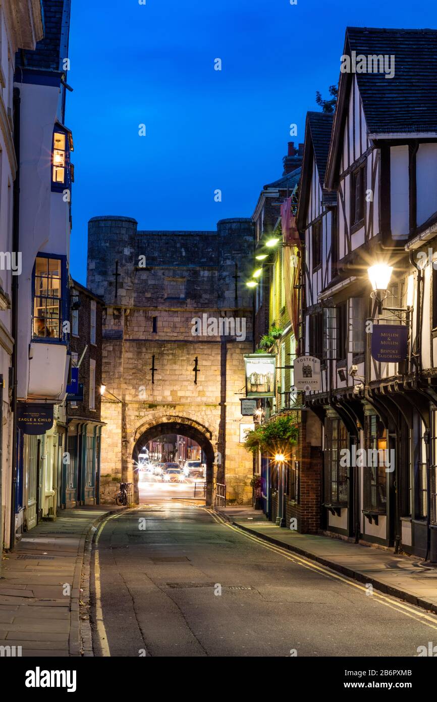 City Of York Medieval Gate House High Resolution Stock Photography and ...