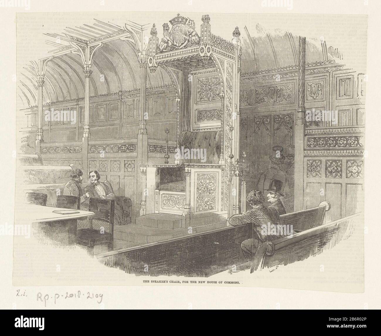 Speaker's chair house of commons hi-res stock photography and images ...