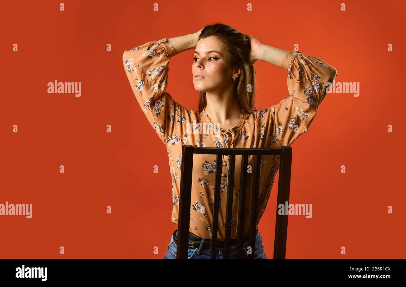 Languid pose hi-res stock photography and images - Alamy