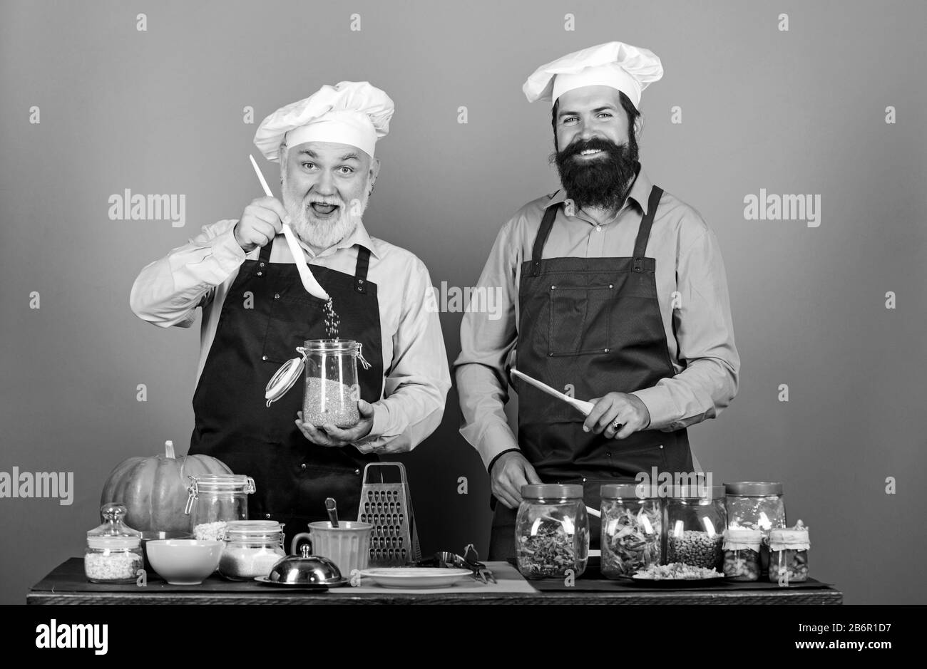 Healthy food is healthy life. Chef men cooking. Healthy food cooking ...