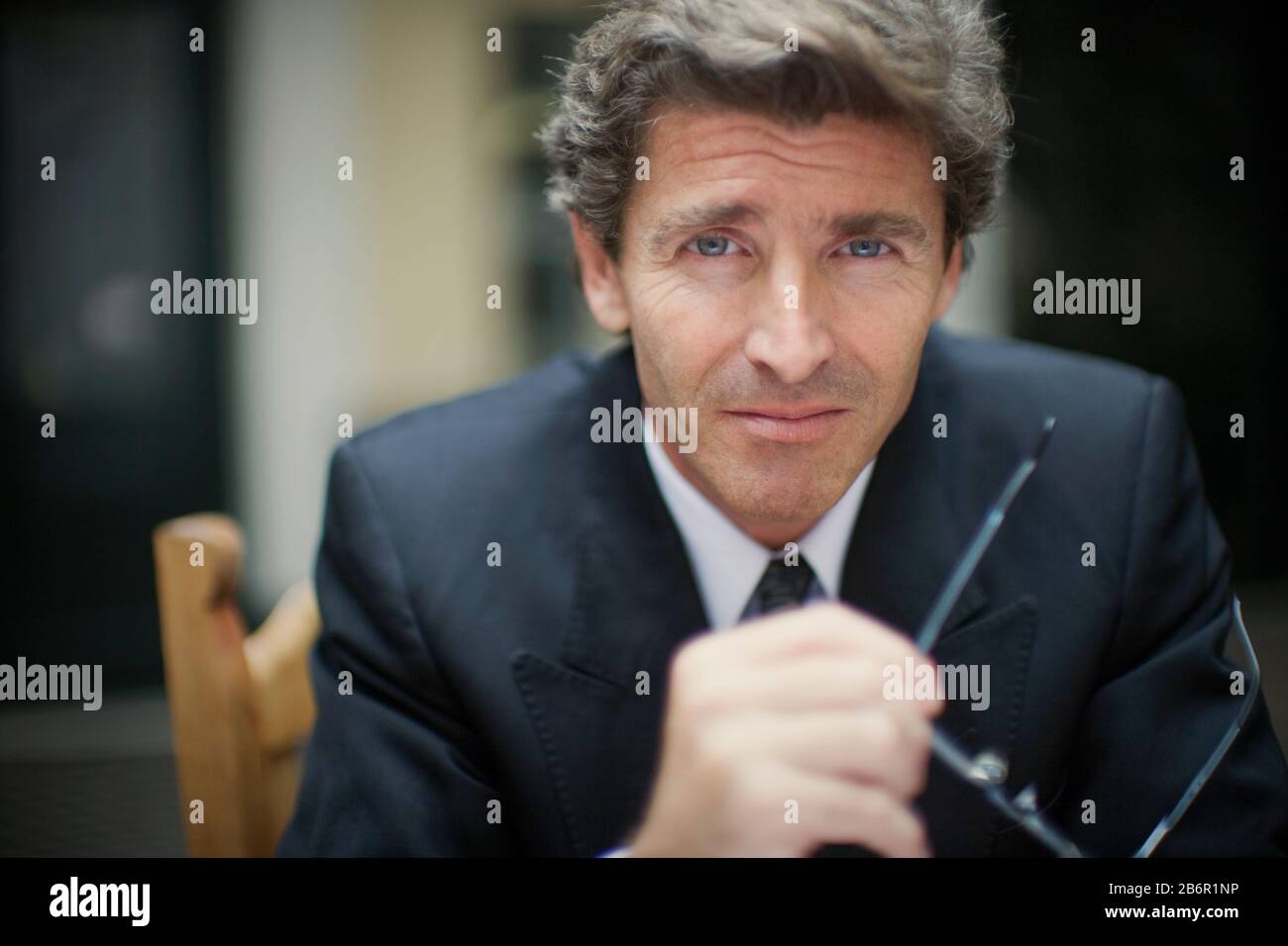 Portrait of a pensive man Stock Photo - Alamy
