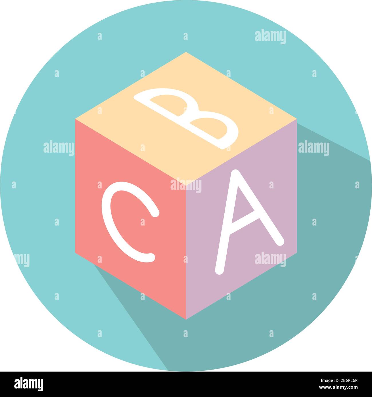 Pile of block letters Stock Vector Images - Alamy