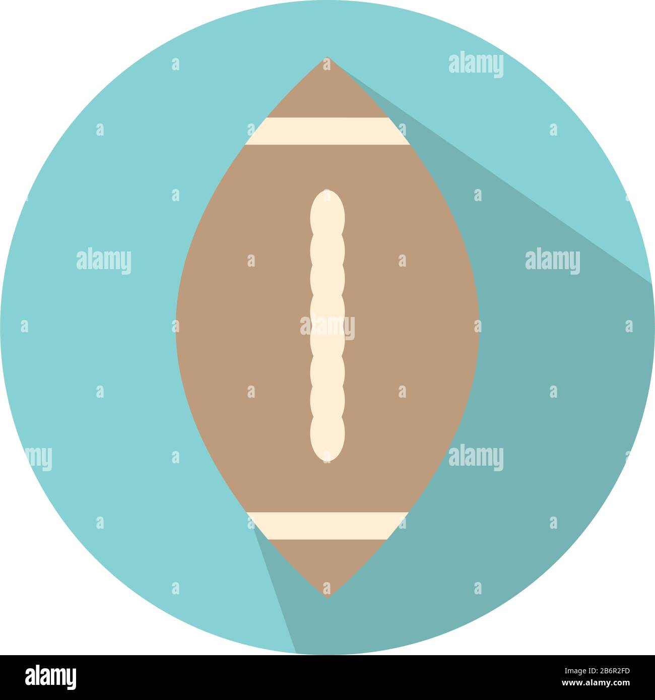 american football sport balloon block style Stock Vector Image & Art ...