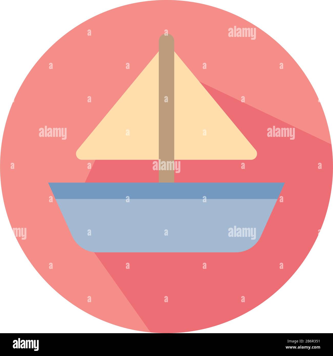 ship boat child toy block style icon Stock Vector Image & Art - Alamy