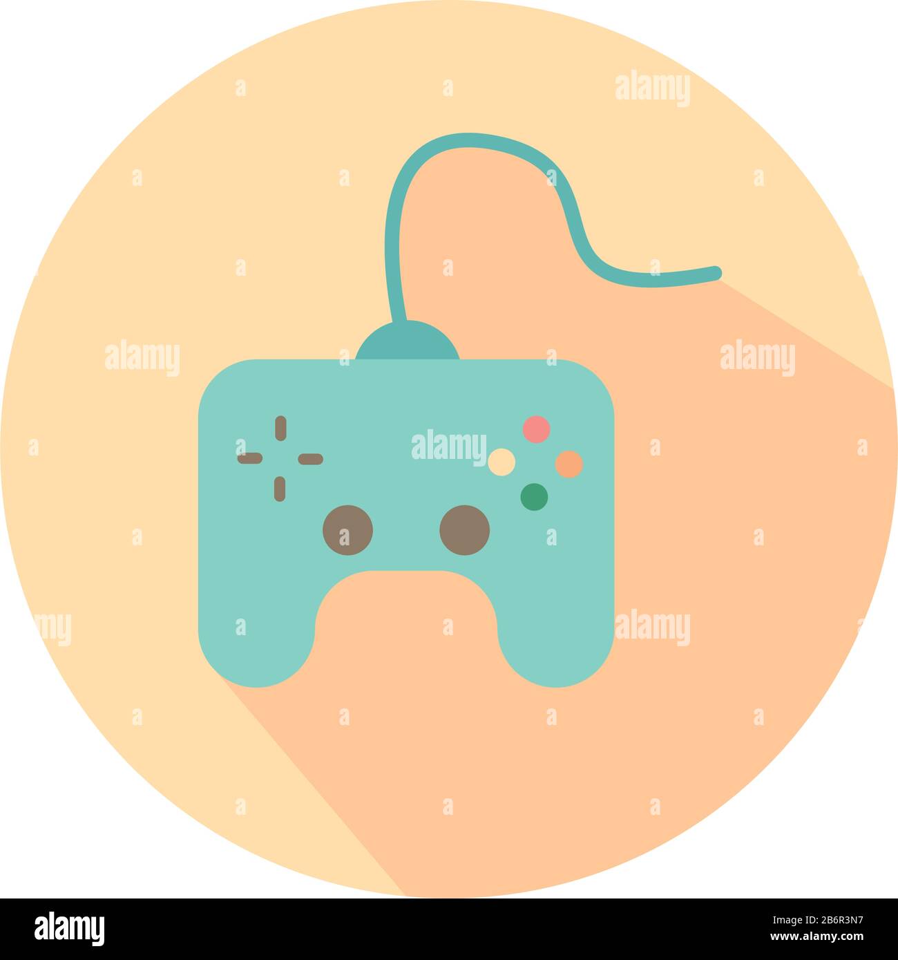 video game control block style icon Stock Vector Image & Art - Alamy