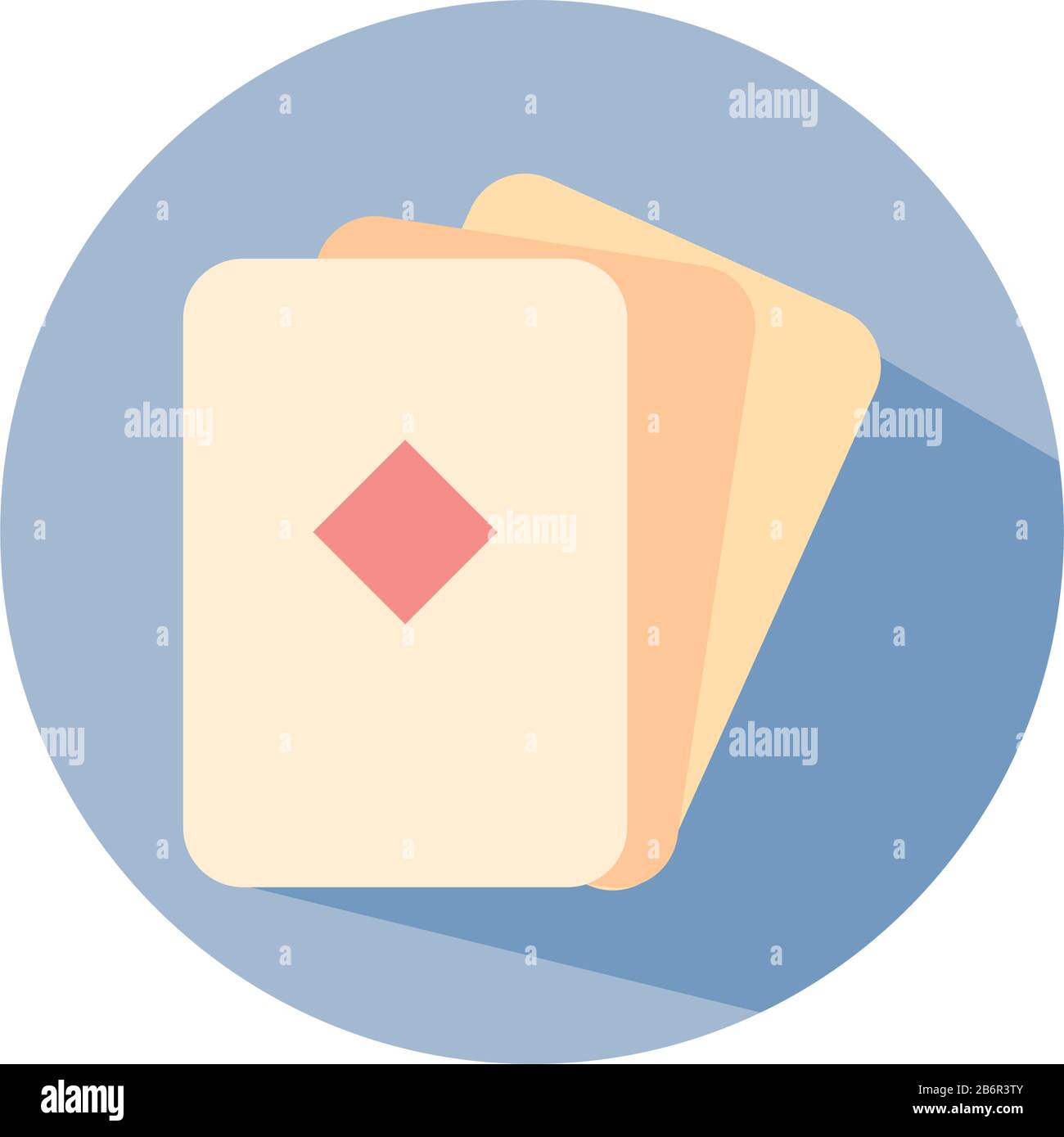 poker diamond cards block style icon Stock Vector Image & Art - Alamy