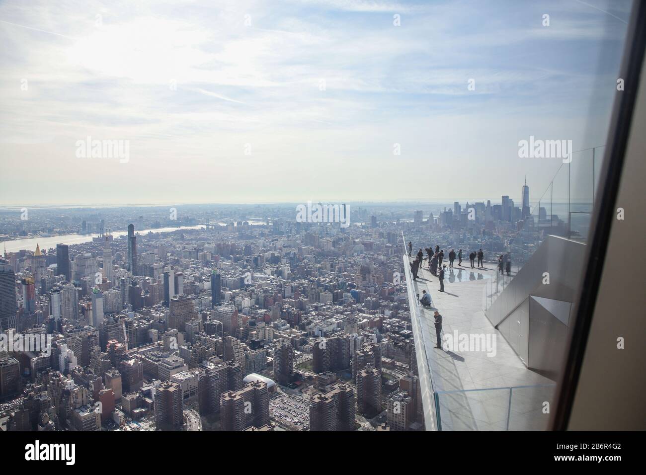 New York, USA. 11th Mar, 2020. Inauguration of The Edge observatory in ...