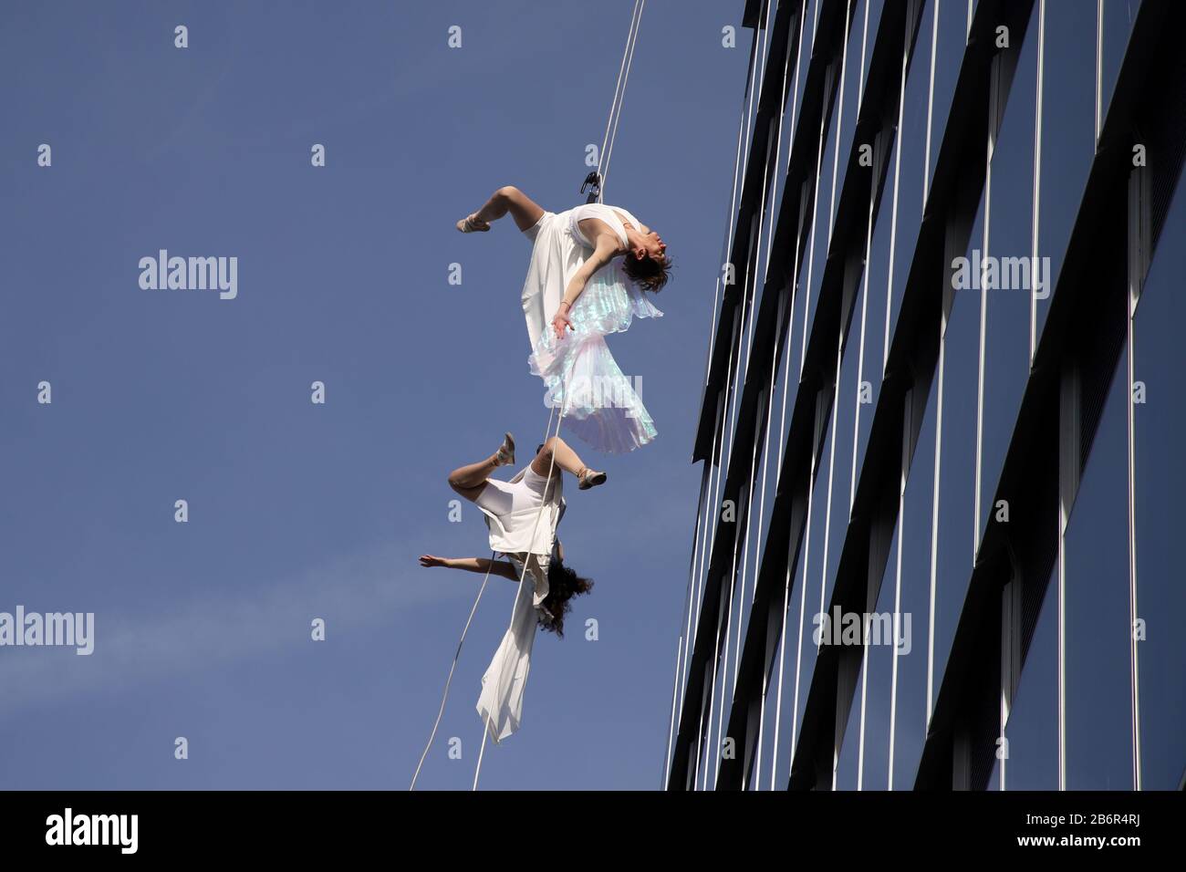 New York, USA. 11th Mar, 2020. Inauguration of The Edge observatory in ...
